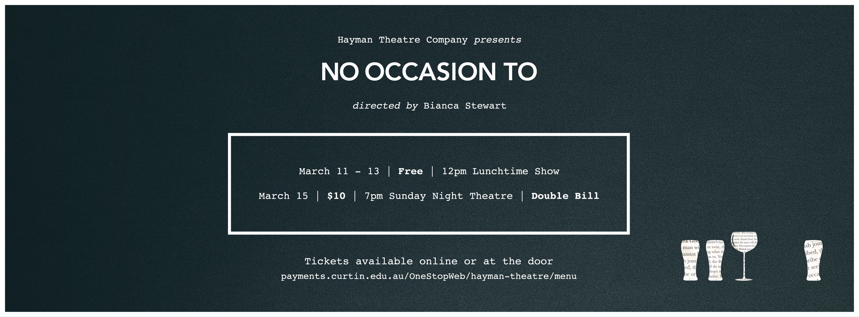 No Occasion To – David Weir